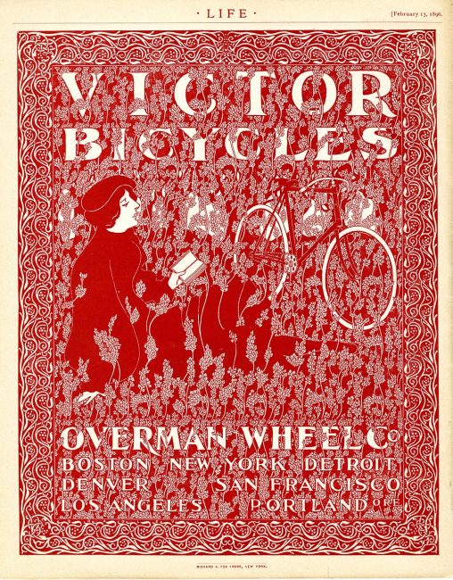 “Victor Bicycles” advertisement – Will H. Bradley, an American Artist ...